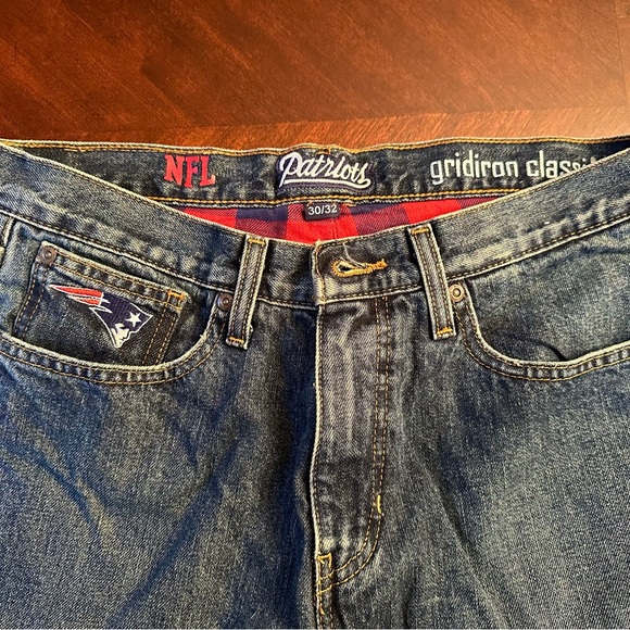 NFL | Jeans | Mens Nfl Patriots Denim Jeans 332 Gridiron Classic Plaid ...